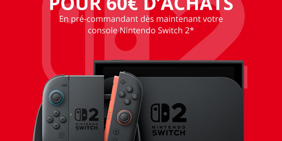 Précommandez la Nintendo Switch 2 chez Auchan et Recevez un Bon d'Achat de 15€ ! - Hypergames